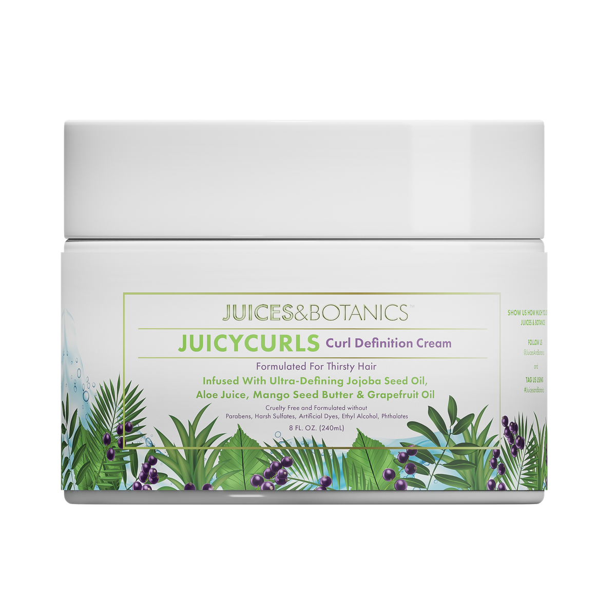 JuicyCurls Definition Cream – Juices & Botanics Haircare
