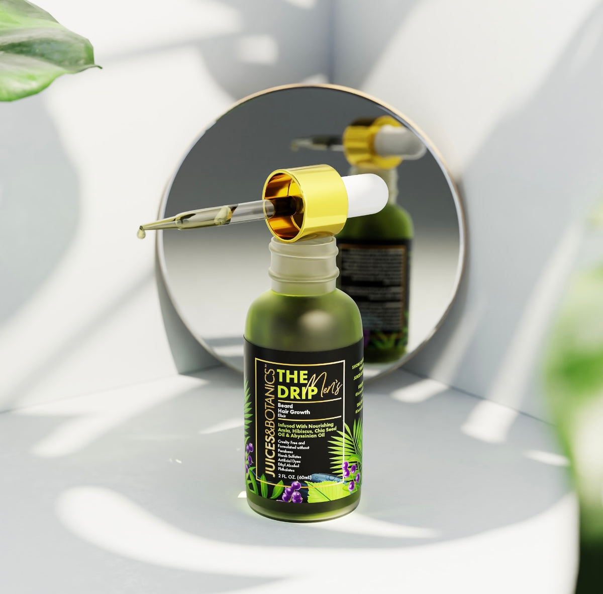 Men's Drip Beard & Hair Growth Oil – Juices & Botanics Haircare